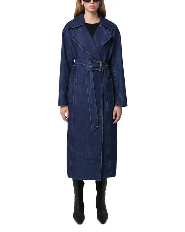 Apparis Tate Denim Trench Coat