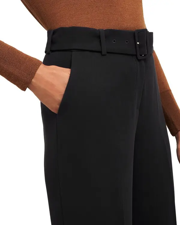 HOBBS LONDON Drew Belted Wide Leg Trousers