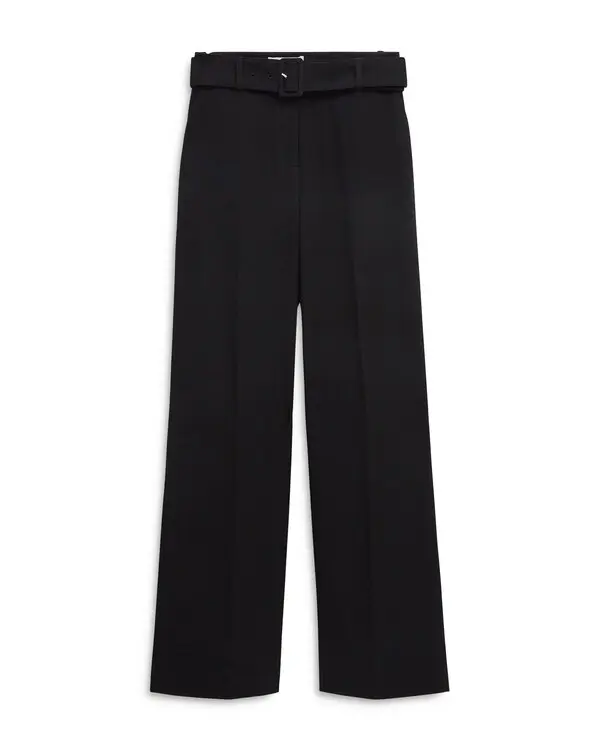 HOBBS LONDON Drew Belted Wide Leg Trousers
