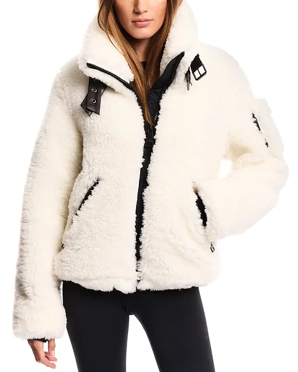 Tahoe Faux Fur Jacket In White 70% Off Editorialist