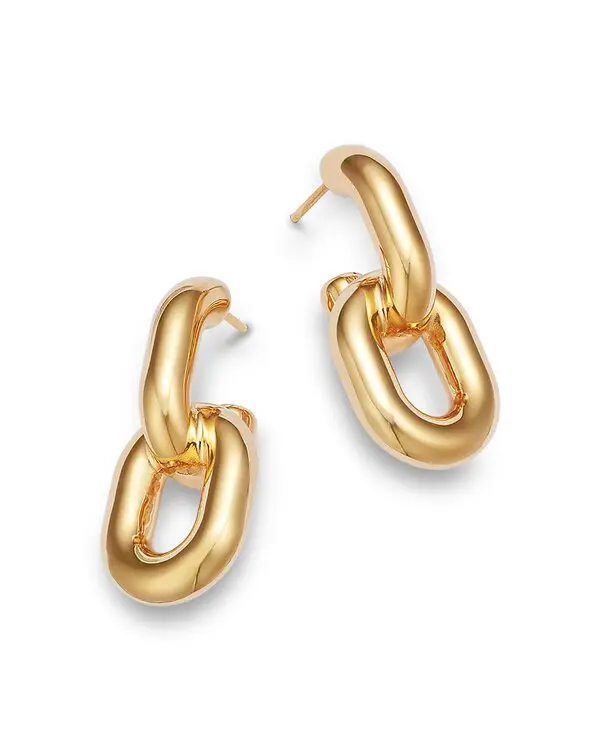 Bloomingdale'S 14k Yellow Link Drop Earrings - Gold