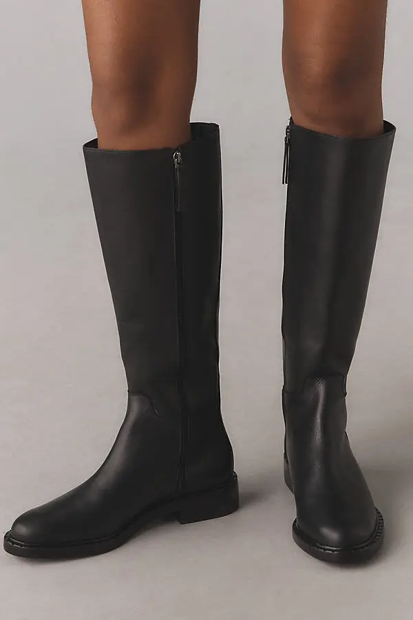 REFORMATION Nancy Knee High Boots - Black
