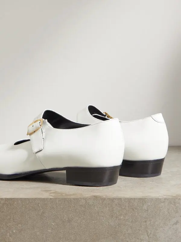 Bally Gerwin Glossed-leather Mary Jane Flats