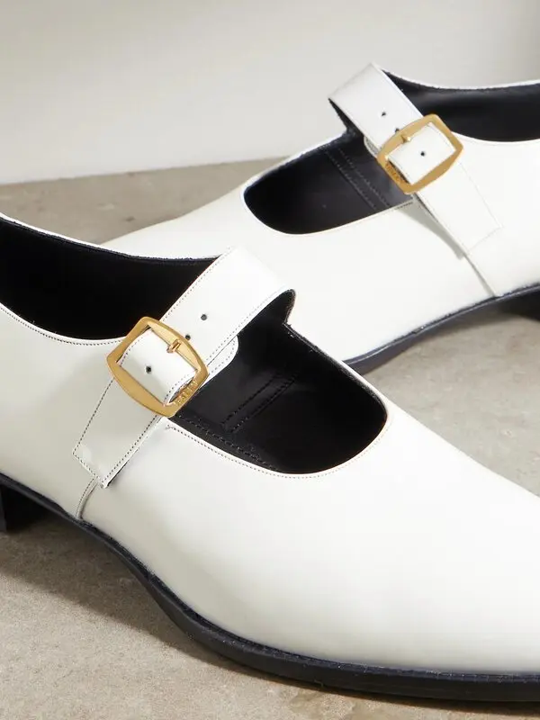 Bally Gerwin Glossed-leather Mary Jane Flats