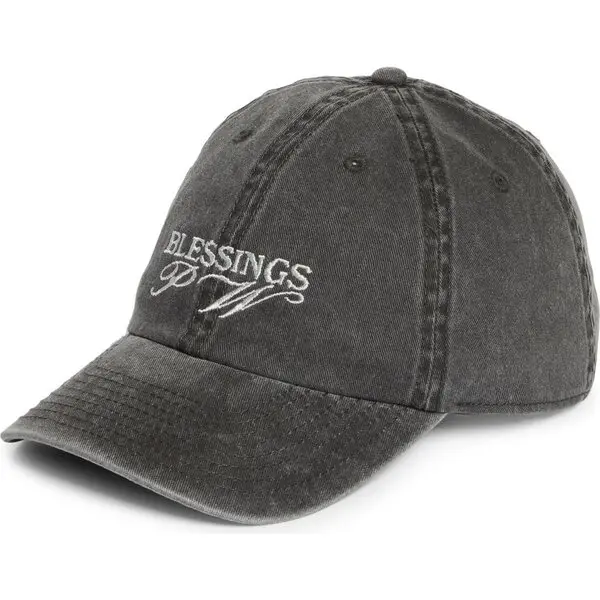 Paloma Wool Logo Cotton Baseball Cap - Grey