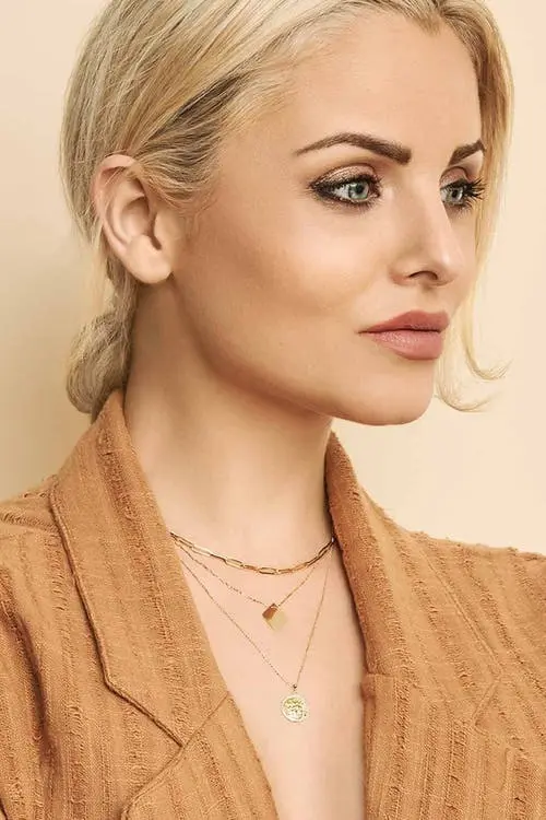 ORADINA 14k Gold Venice Link Chain Necklace - White Gold