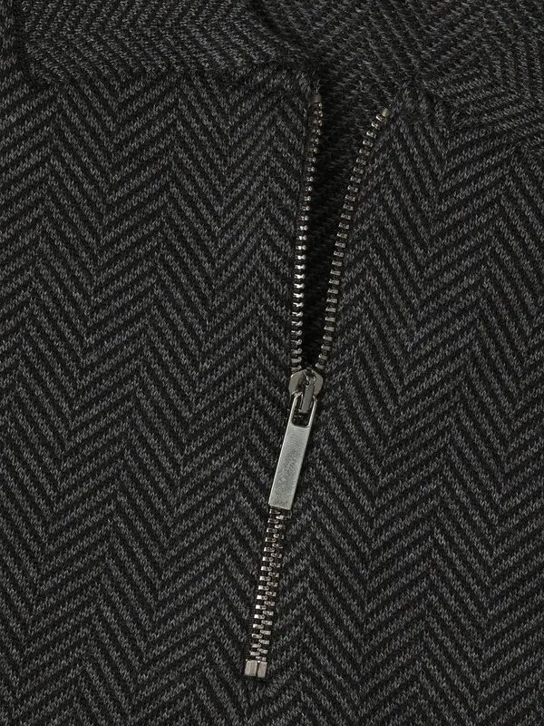 Robert Barakett Forthill Half Zip Sweater - Charcoal