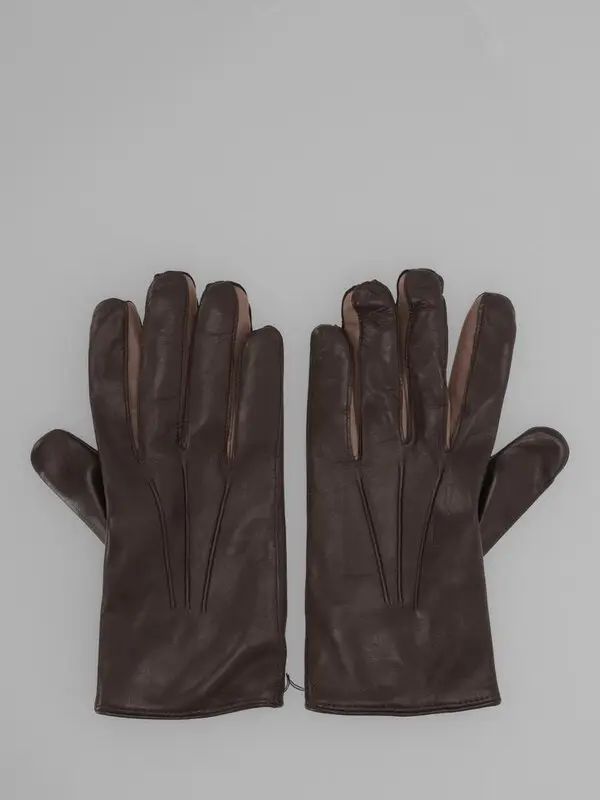 Paul Smith Leather Gloves - Brown
