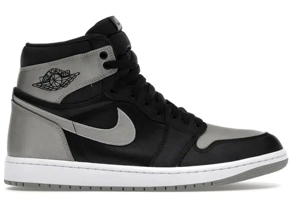 JORDAN 1 Retro High Og Satin Shadow Sneakers - Black/medium Grey/white
