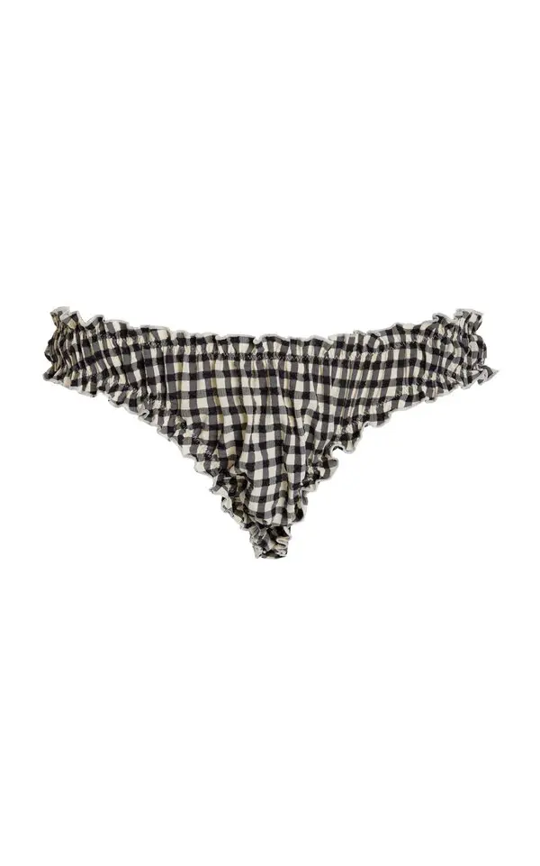 JUILLET Chloe Bikini Bottom - Black,white