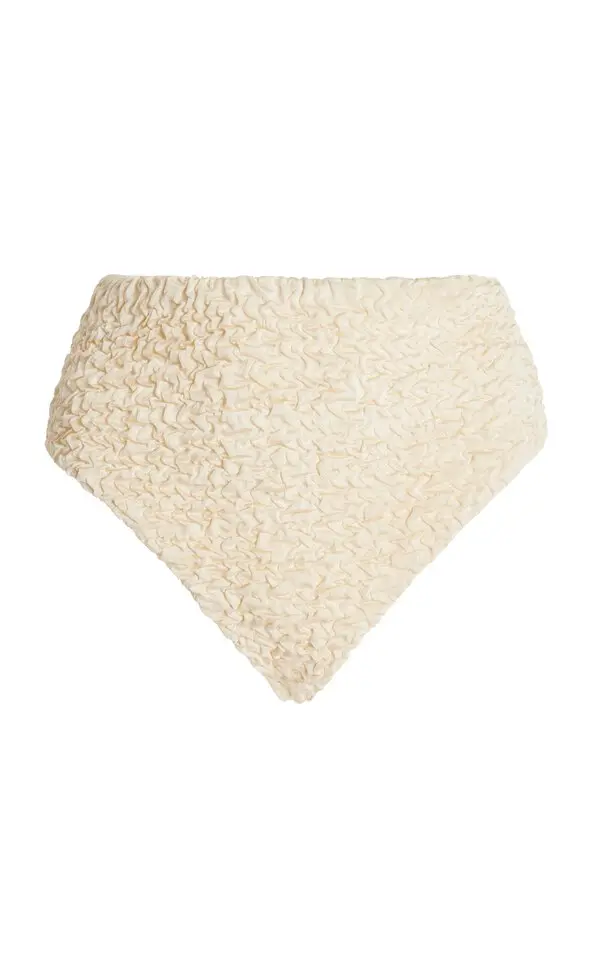 JUILLET Isla High-rise Bikini Bottom - Ivory