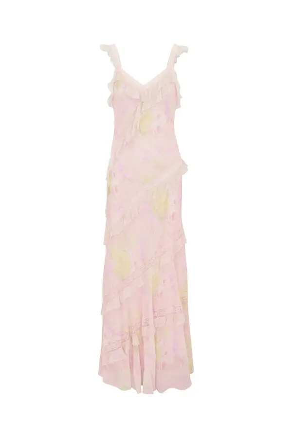 knee length dresses for ladies Loveshackfancy Women's Minka Maxi Dress - White main image 0