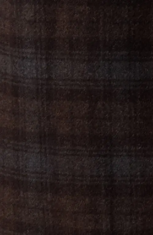 THE NORMAL BRAND Brightside Flannel Lined Workwear Jacket - Brown Plaid