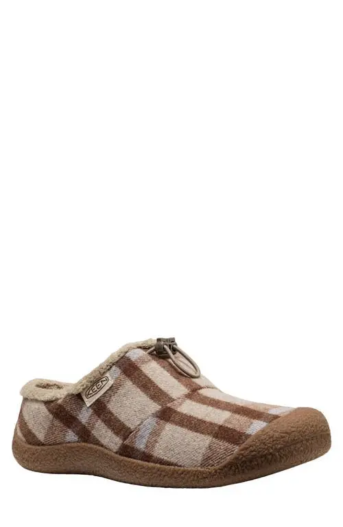 Keen Howser Iii Hybrid Slide Slipper - Frontier Flannel Brindle