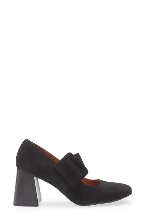 CHOCOLAT BLU Halle Mary Jane Pump - Black Suede
