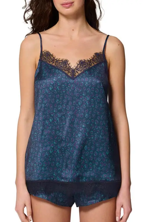 Simone Perele Satin Secrets Camisole - Feline Blue