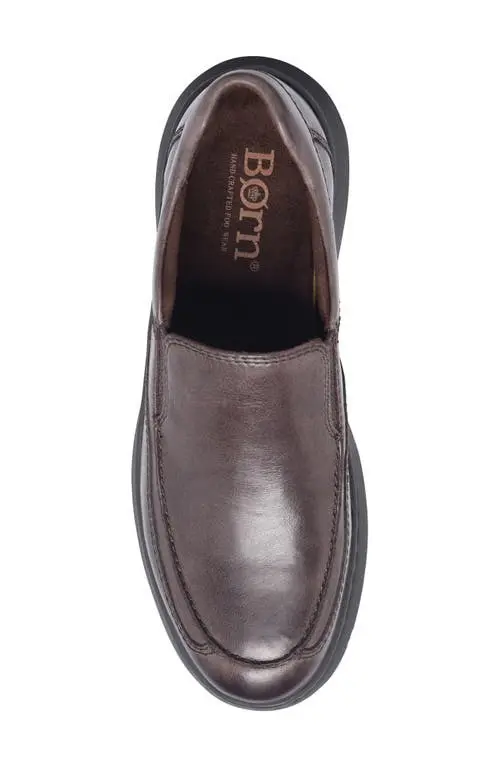 BØRN Cambridge Slip-on Sneaker - Dark Brown Leather