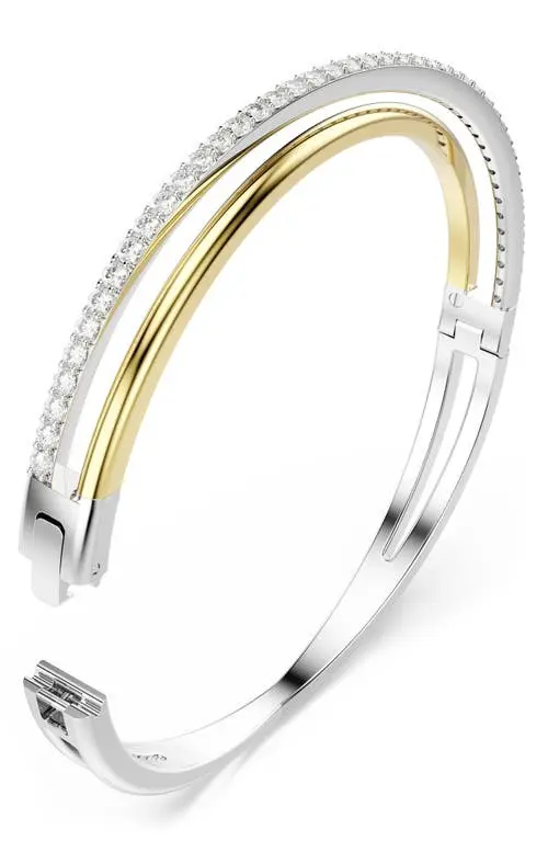 SWAROVSKI Hyperbola Bangle - Silver/ White