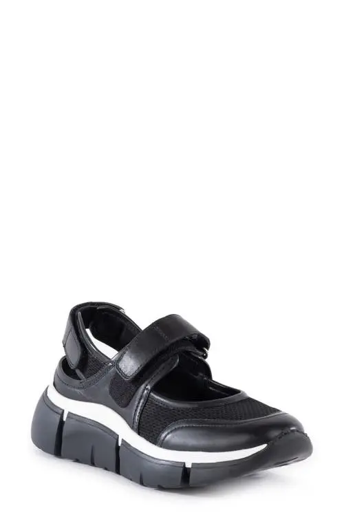 Seychelles Track Star Sneaker - Black/ Black Leather
