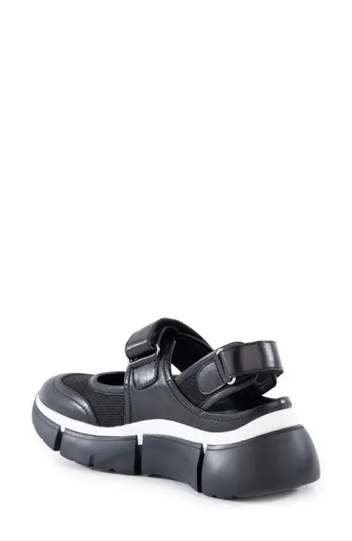 Seychelles Track Star Sneaker - Black/ Black Leather