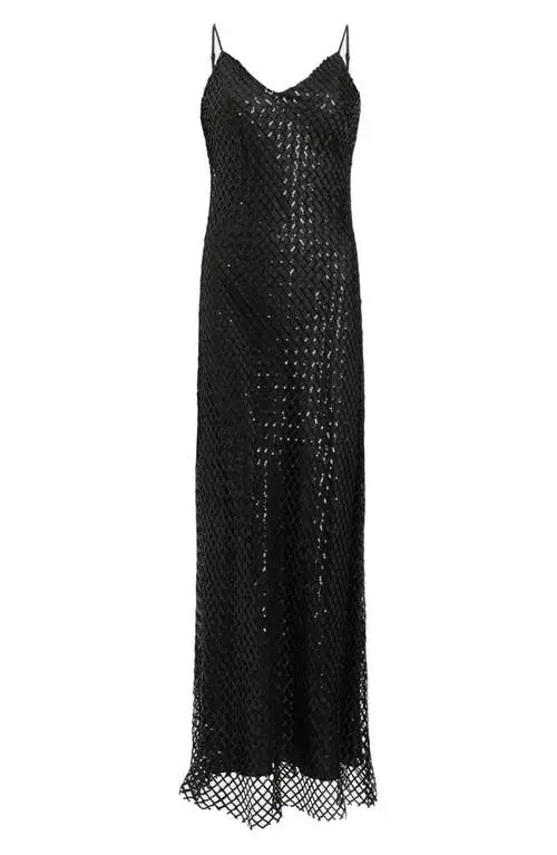 ALLSAINTS Chantelle Sequin Slipdress