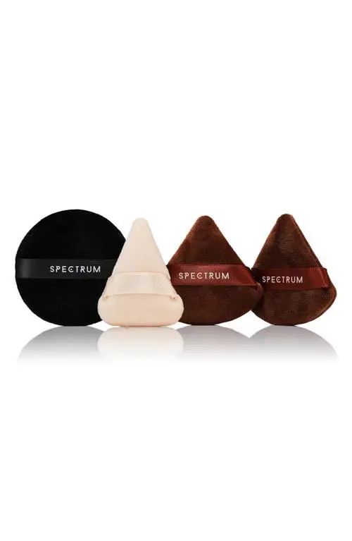 SPECTRUM Pantherine Pro 4-piece Velvet Puff Set - Beige