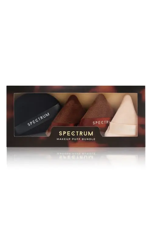 SPECTRUM Pantherine Pro 4-piece Velvet Puff Set - Beige