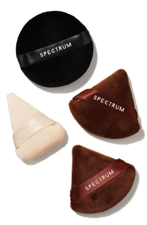 SPECTRUM Pantherine Pro 4-piece Velvet Puff Set - Beige