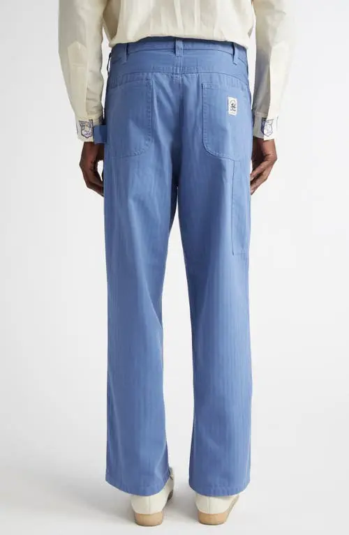 BODE Knolly Brook Twill Trousers - Blue