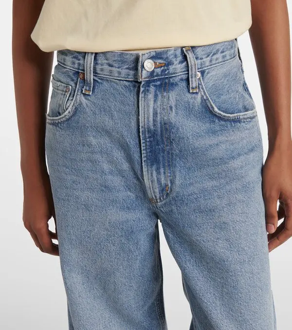 AGOLDE Low-rise Wide-leg Jeans