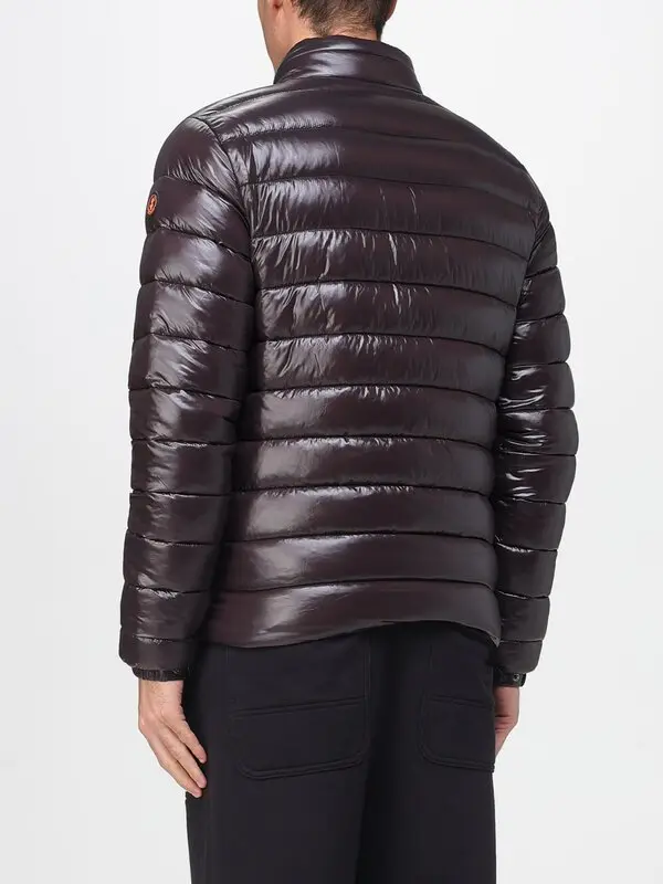 SAVE THE DUCK Quilted Zip Up Jacket - Brown