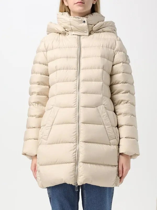 Add Quilted Hooded Jacket - Ivory
