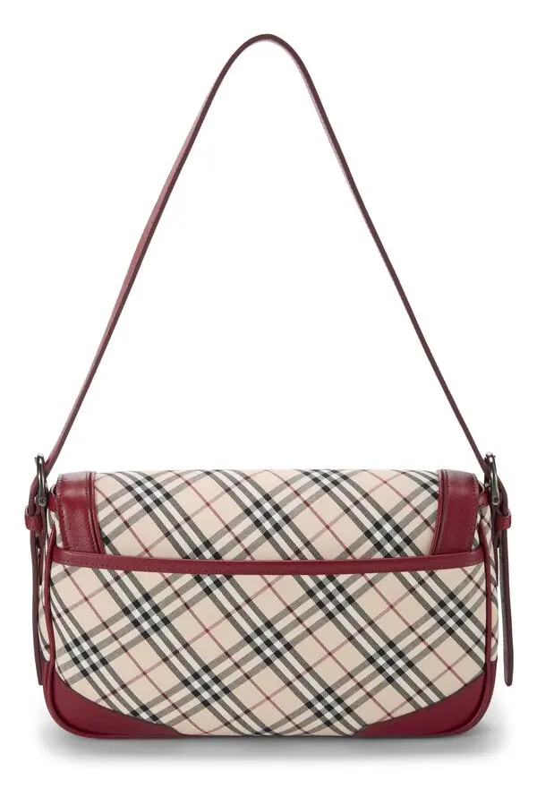 Burberry House Check Jacquard Turnlock Shoulder Bag