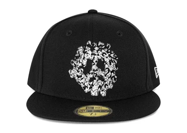 DENIM TEARS X New Era Peace 59fifty Fitted Cap - Black