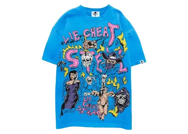 WARREN LOTAS Lie Cheat Steal Tee Shirt