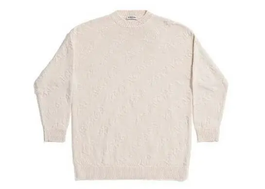 Balenciaga Oversized Crewneck Sweatshirt Sweater