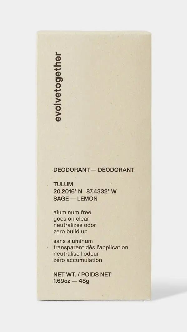 Evolvetogether Natural Deodorant 1.7 Oz/ 50 - Tulum