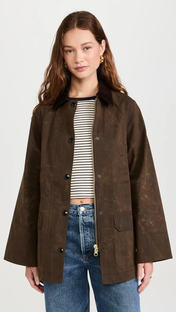 ALEX MILL Chiltern Street Barn Jacket - Brown