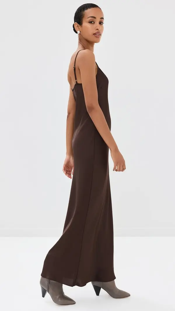 Jenni Kayne Cleo Slip Dress In Chocolate - 60% Off | Editorialist