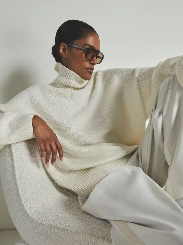 Les 100 Ciels Wool And Cashmere Jumper - Cream