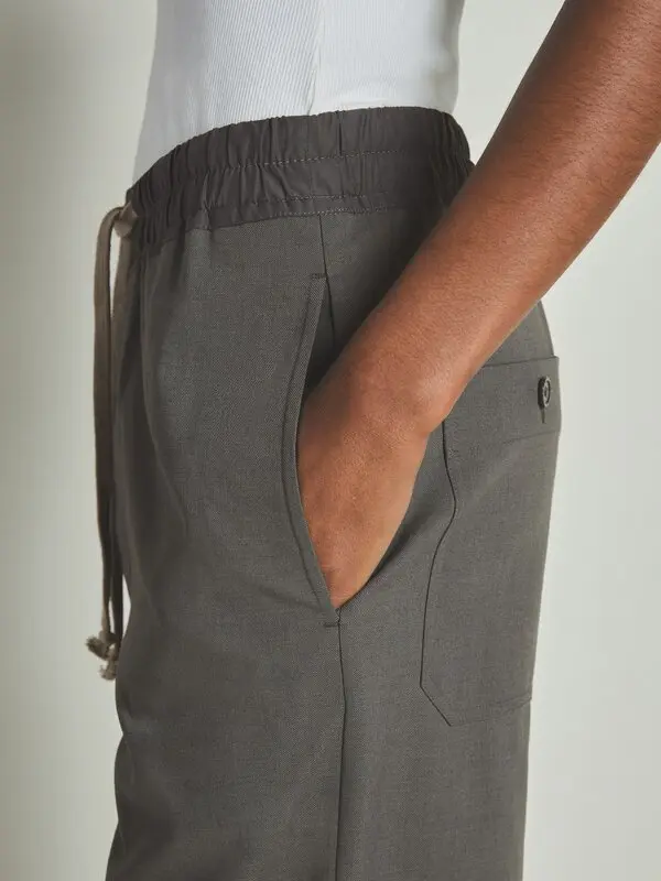Les 100 Ciels Twill Trousers With Lyocell And Wool