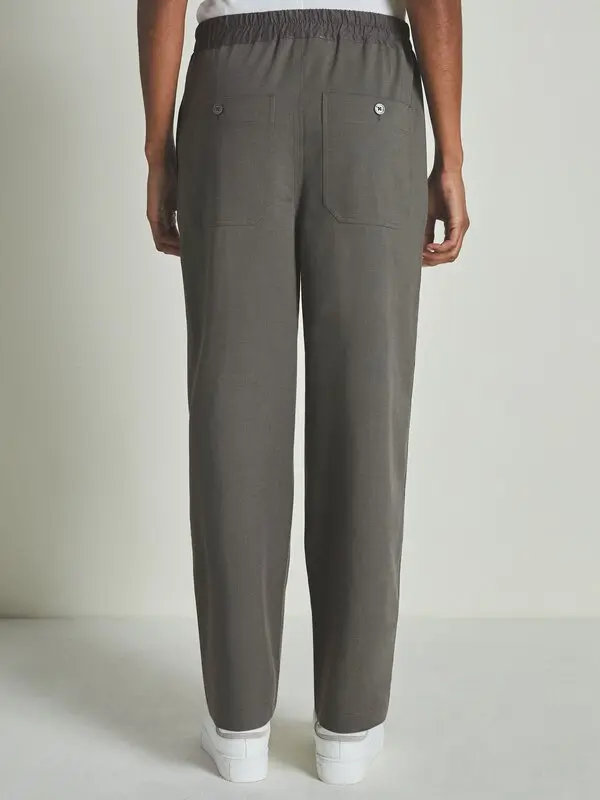 Les 100 Ciels Twill Trousers With Lyocell And Wool