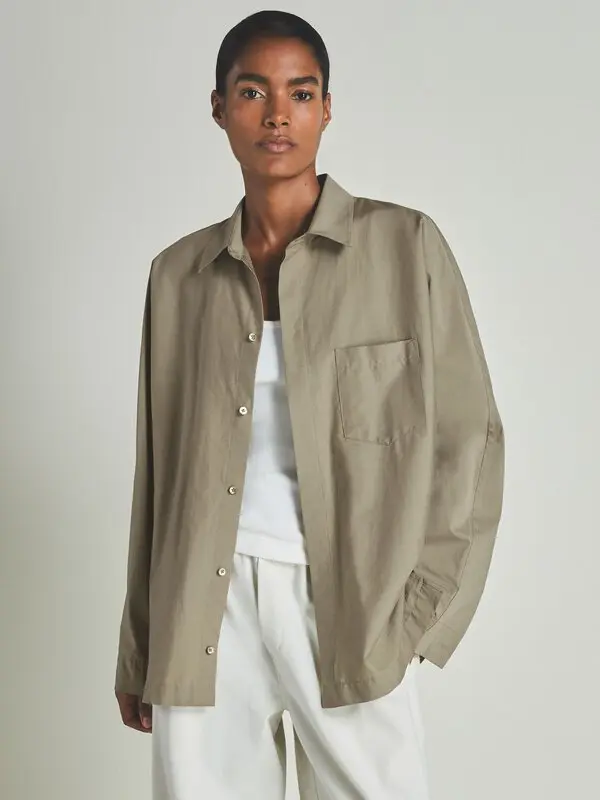 Les 100 Ciels Cotton-blend Poplin Shirt