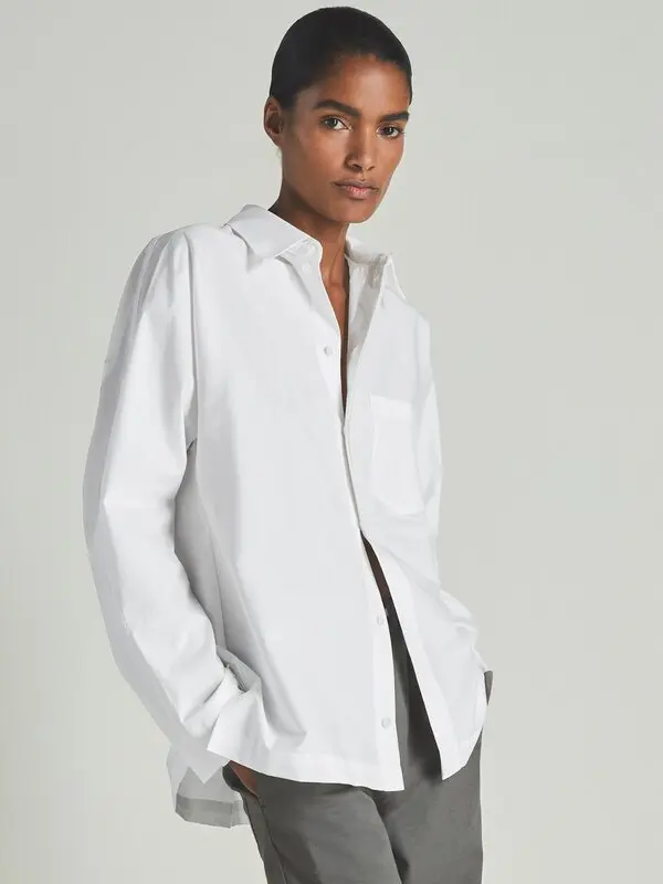 Les 100 Ciels Cotton-blend Poplin Shirt