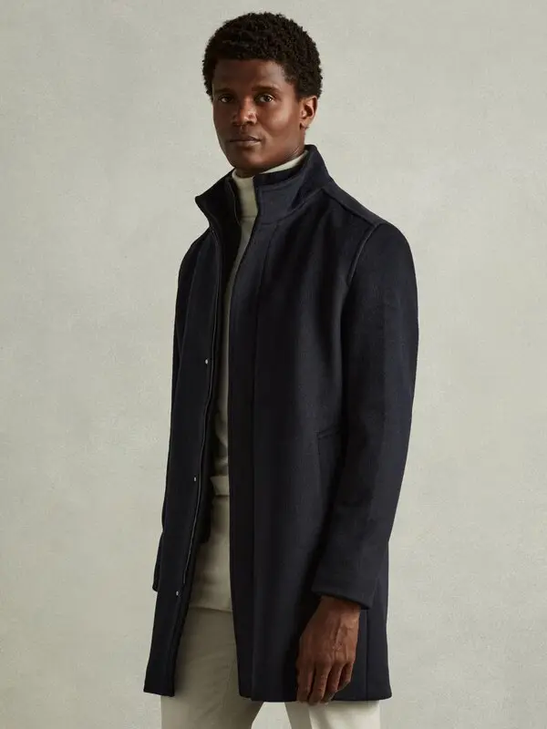REISS Bhule Hybrid Coat