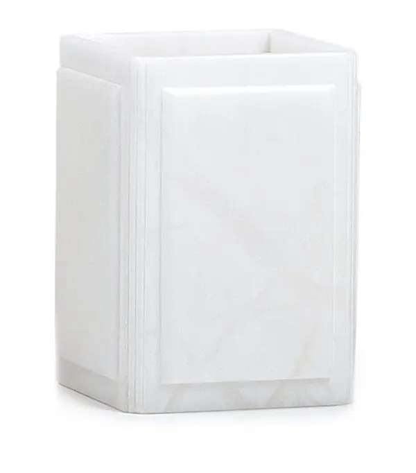 LABRAZEL Alabaster Claudia Brush Holder - White