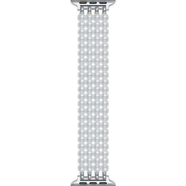 POSH TECH Ariel Imitation Pearl Apple Watch® Bracelet - White