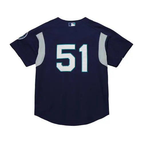 Mitchell & Ness Ichiro Suzuki Seattle Mariners Cooperstown Collection Batting Practice Jersey