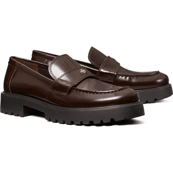Tory Burch Classic Platform Lug Sole Loafer - Cocoa