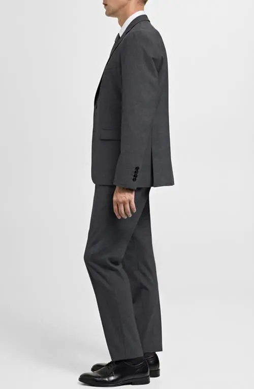 Mango Superslim Fit Stretch Sport Coat - Medium Heather Grey